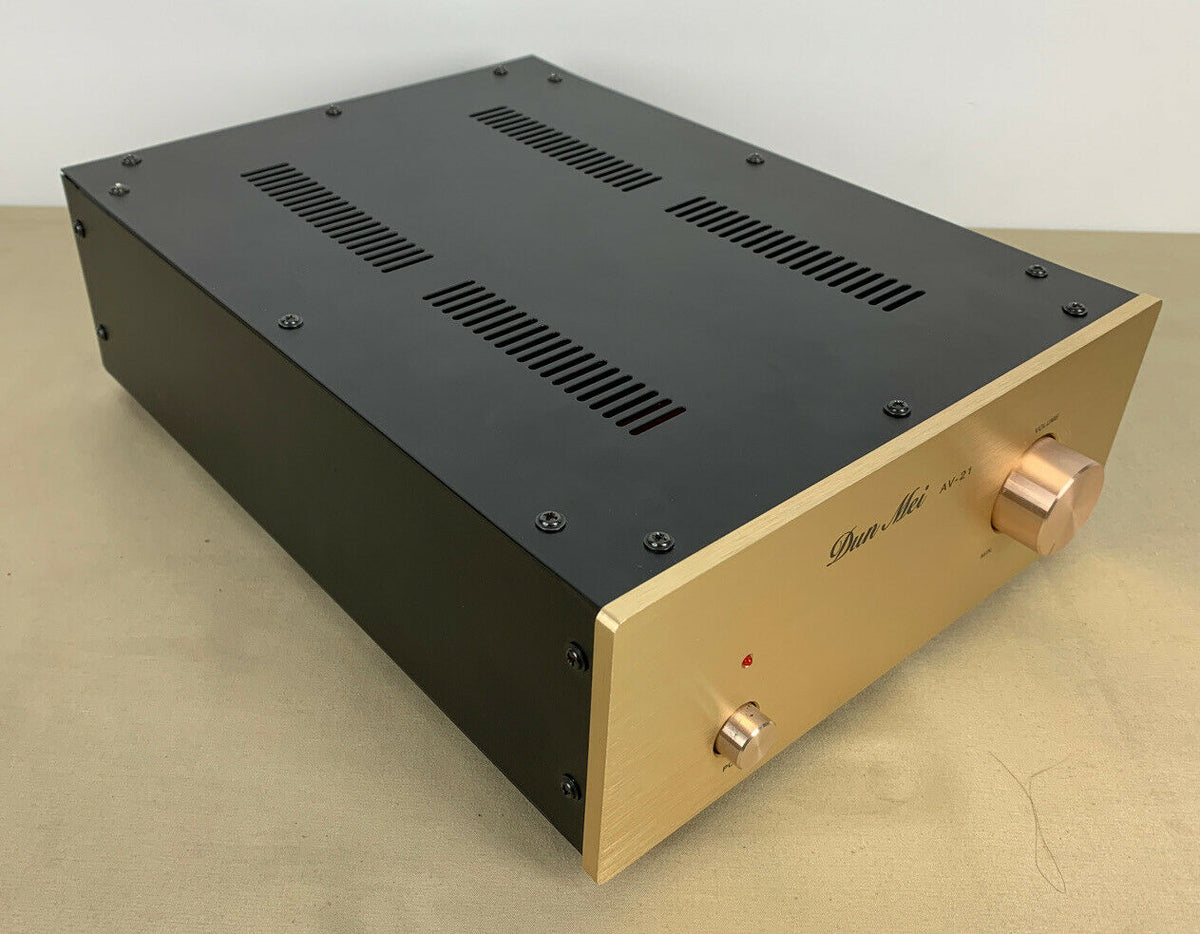 Dun Mei AV-21 TUBE BUFFER HYBRID STEREO AMPLIFIER Voltage 110v – The ...